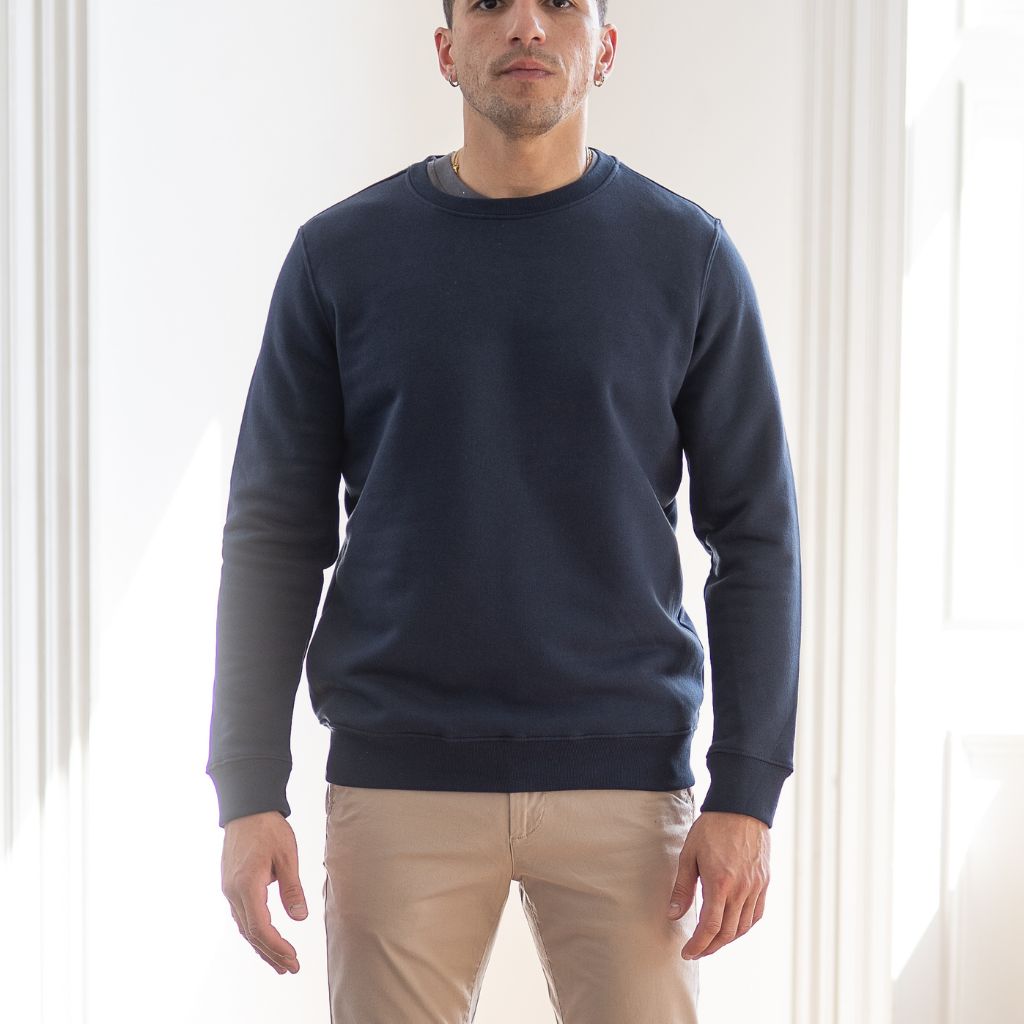 Core Crew Sweatshirt in Navy | Paradaiza – PARA-DAIZA
